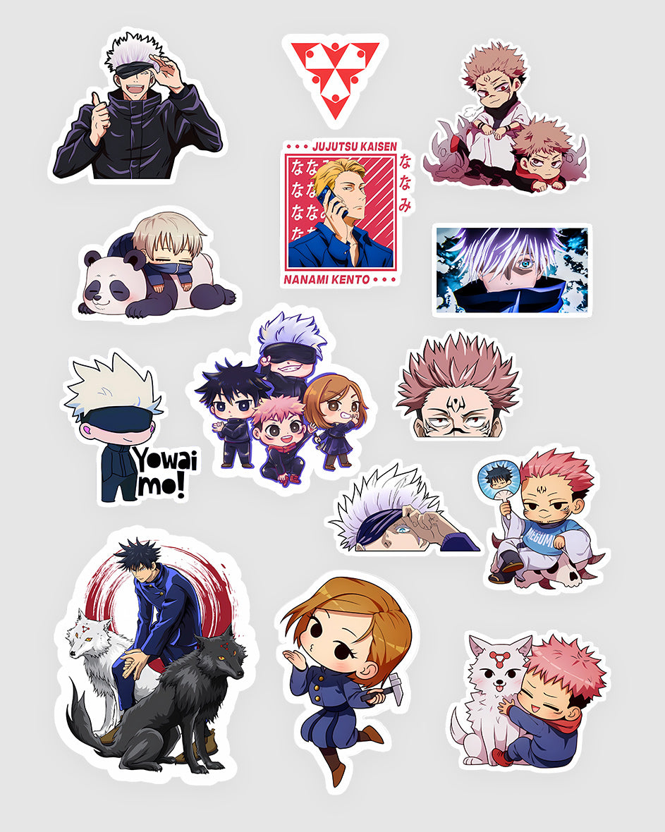 Shop Jujutsu Kaisen Sticker Pack | Buy Jujutsu Kaisen Sticker Pack ...